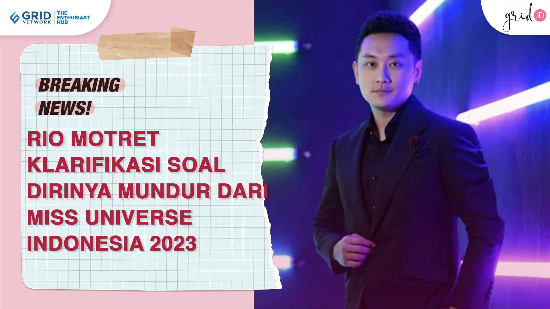 Video: RIO MOTRET Klarifikasi Soal Dirinya Mundur Dari Ajang Miss ...