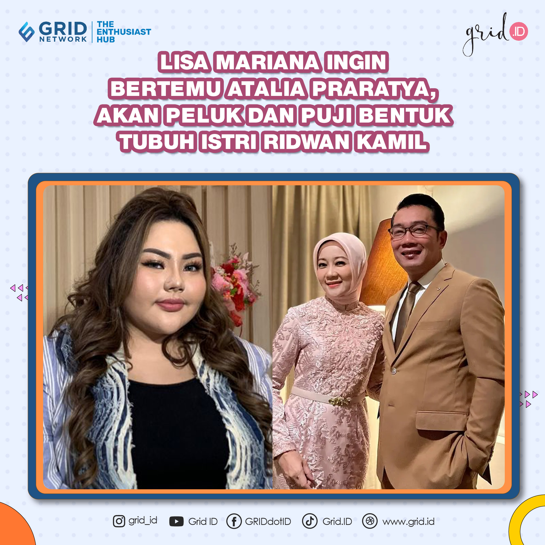 Video: Lisa Mariana Mau Bertemu Atalia Praratya, Ingin Peluk dan Puji ...