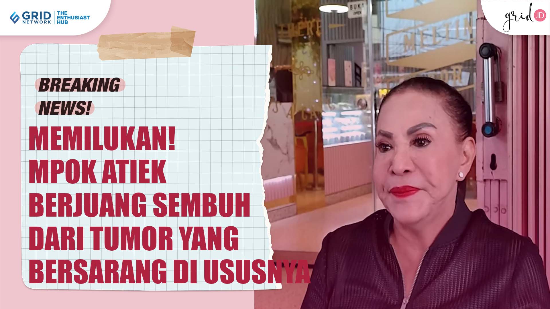 Video: MEMILUKAN! Mpok Atiek Berjuang Sembuh Dari Sakit Tumor Usus Yang ...