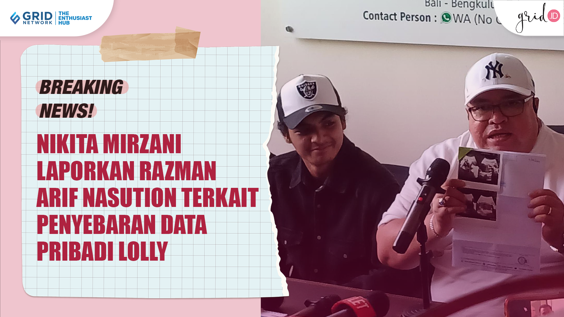 Video: Nikita Mirzani Laporkan Razman Arif Nasution dan Vadel Badjideh soal Penyebaran Data ...