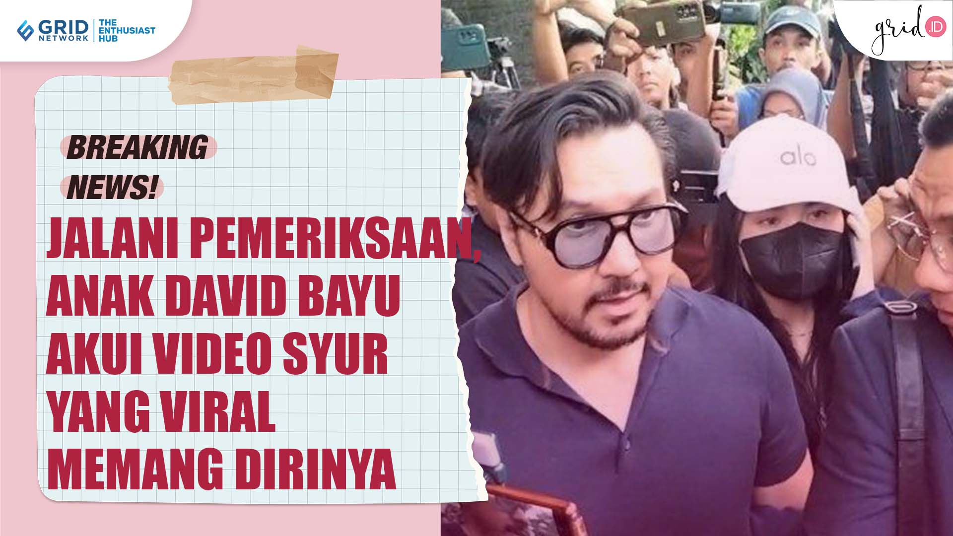 Video: Anak David Bayu Akui Bahwa Video Syur Yang Tersebar Di Internet Adalah Dirinya