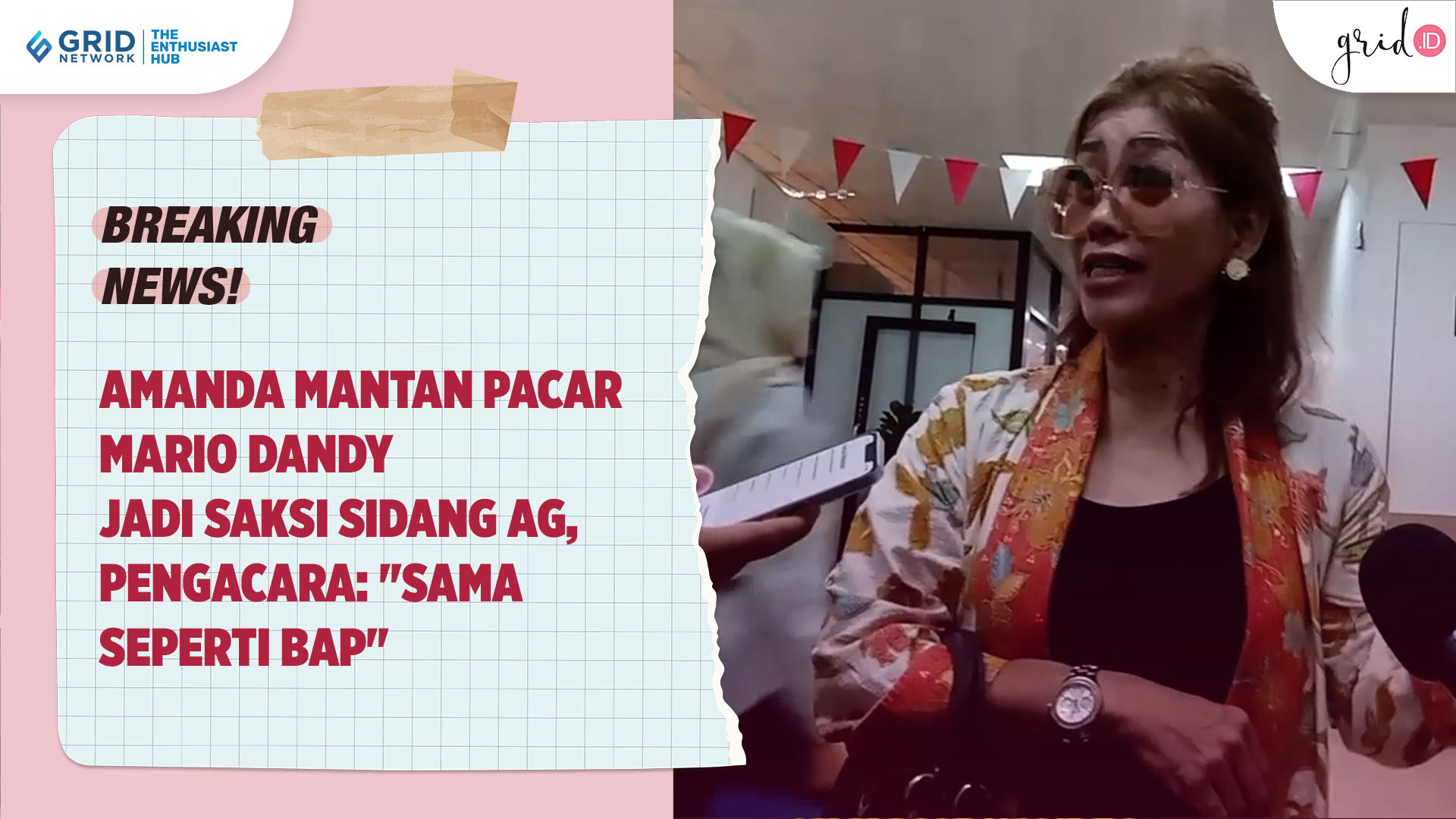 Amanda Mantan Pacar Mario Dandy Jadi Saksi Sidang AG, Pengacara: Sama Seperti BAP