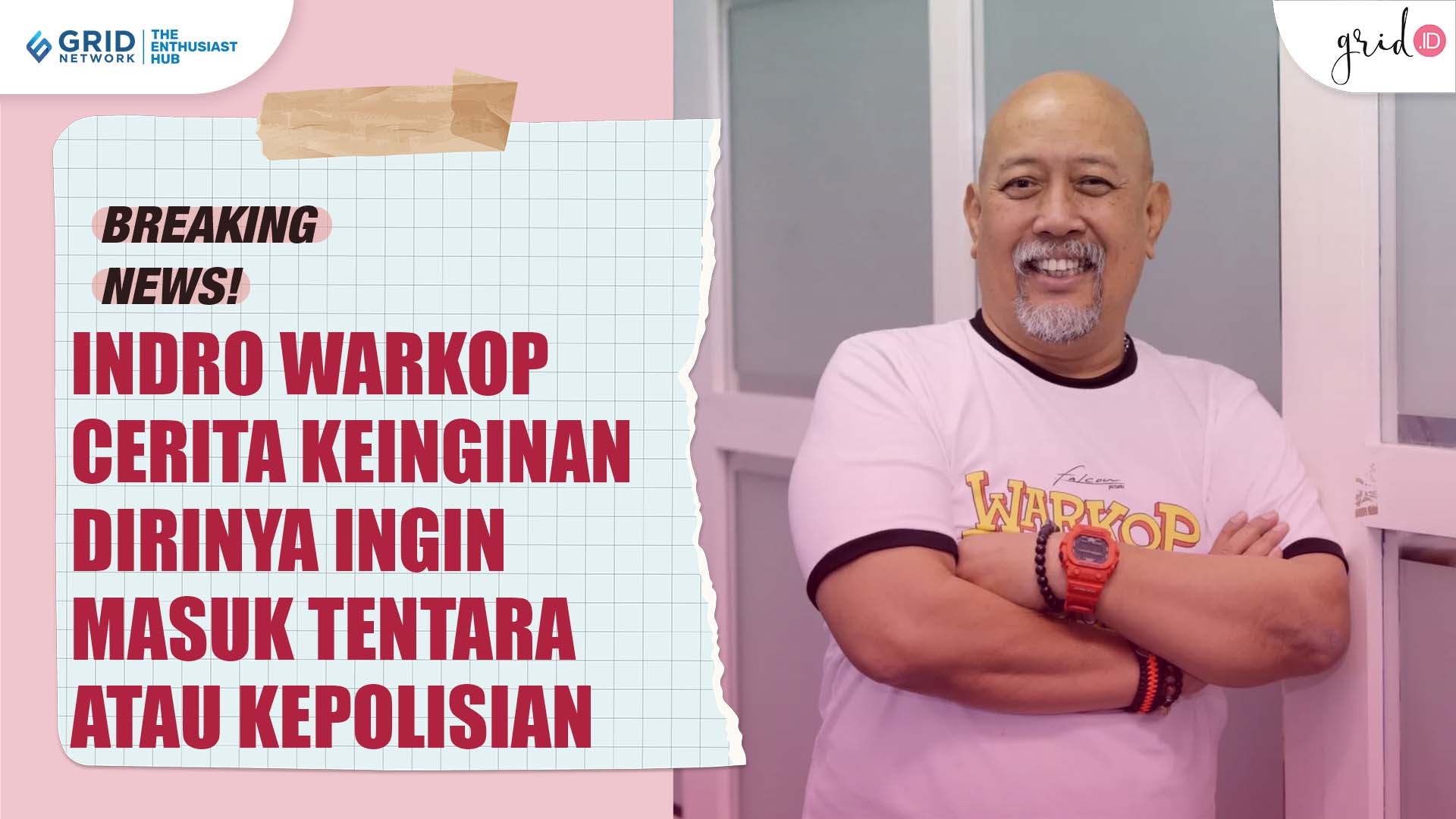 Video: Ayah Indro Warkop Ternyata Pernah Mengikuti Tes Masuk Polisi ...