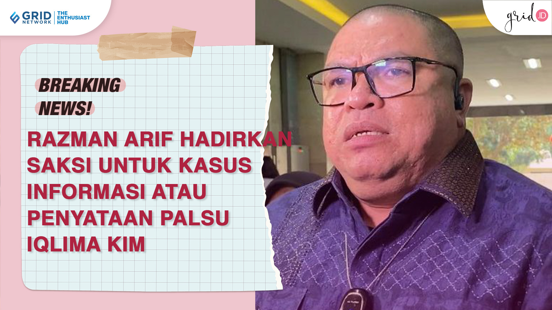 Video: RAZMAN ARIF Hadirkan Saksi Untuk Kasus Informasi Atau Pernyataan ...