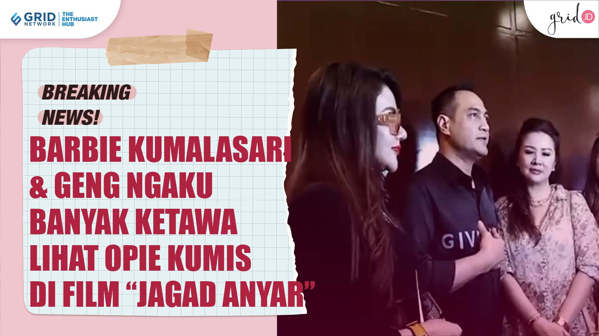 Video: Barbie Kumalasari and The Geng Malah Ketawa Lihat Film Horor 'Jagad Anyar' Produksi Ruben ...