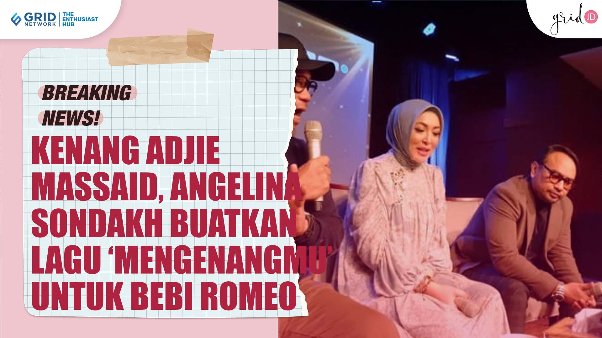 Video: 'MENGENANGMU' Jadi Lagu Kenangan Angelina Sondakh Pada Adjie Massaid