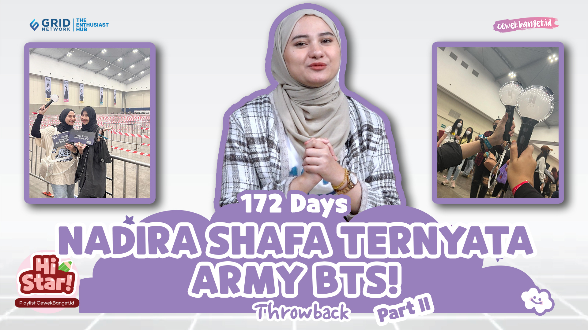 Video: NADIRA SHAFA TERNYATA ARMY BTS! CUMA TAU BTS AJA! - 172 Days ...