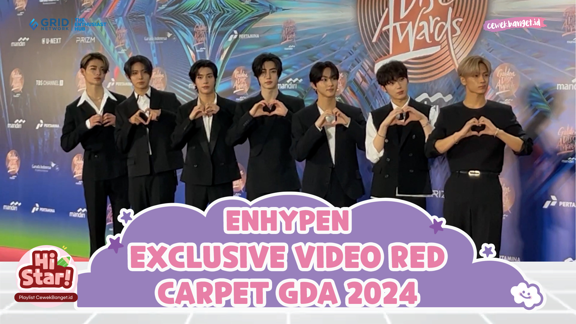 Video: ENHYPEN - RED CARPET GOLDEN DISC AWARDS 2024 DI JAKARTA
