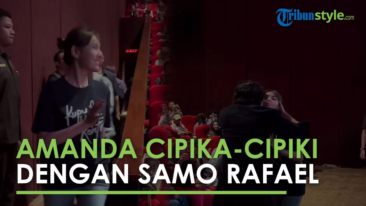 Video: Lagi Screening Film, Amanda Manopo Cipika cipiki dengan Samo ...