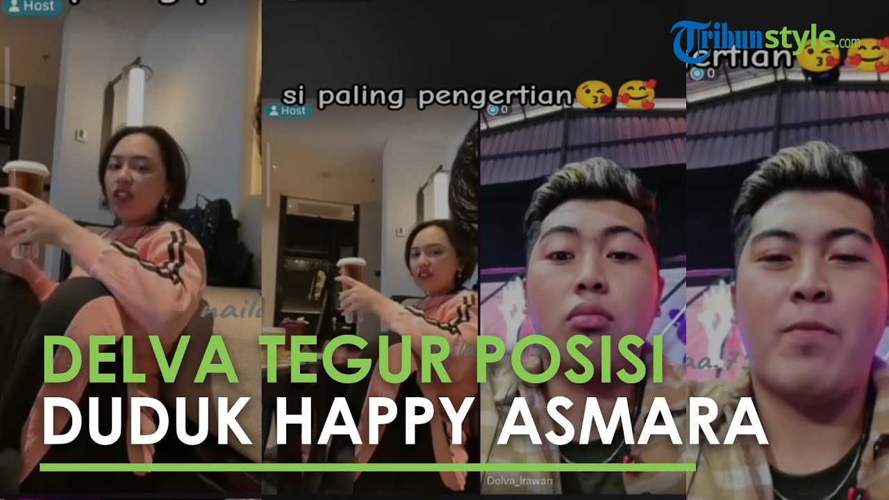 Video Yang Baik Dong Delva Irawan Tegur Posisi Duduk Ngangkang Happy Asmara Malah Diprotes Balik