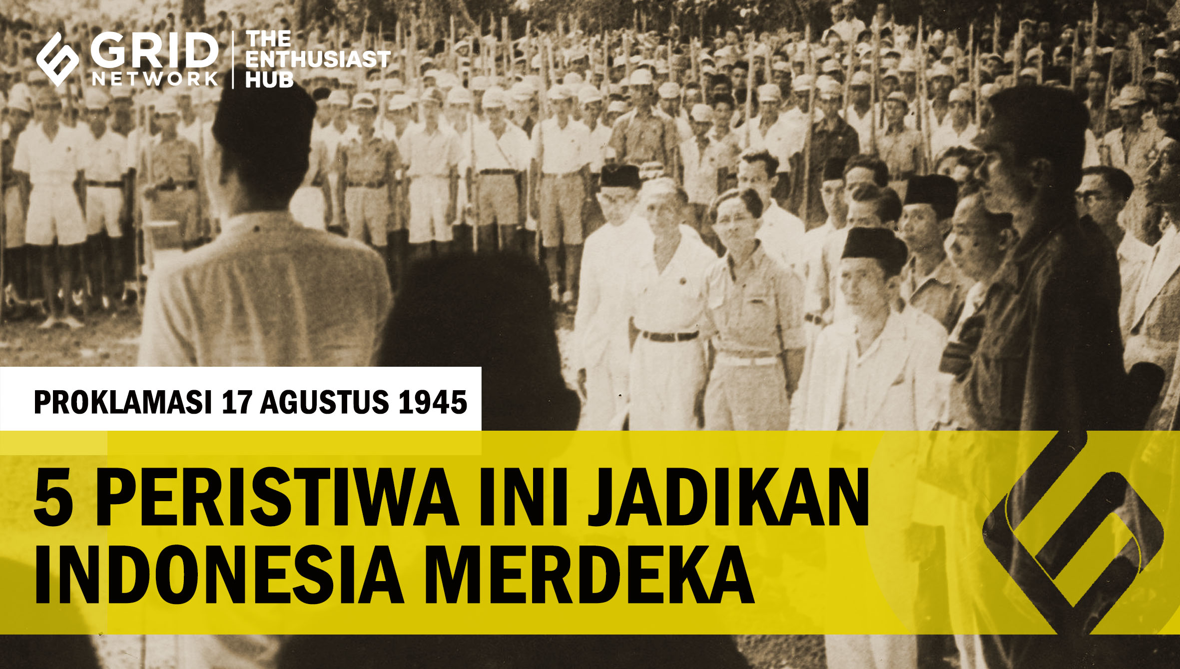 Video: JELANG PROKLAMASI 17 AGUSTUS 1945, INI LIMA PERISTIWA PENTING ...