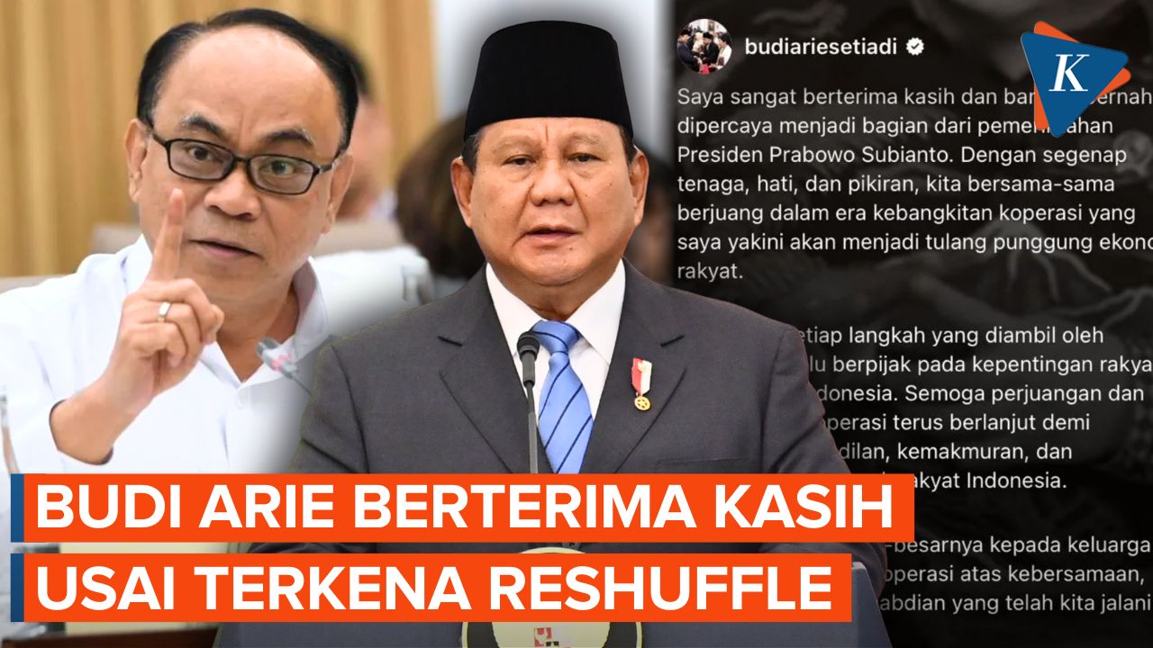 Budi Arie Berterima Kasih ke Prabowo Setelah Kena Reshuffle Kabinet
