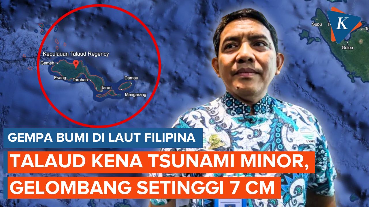 Video: Talaud Dihantam Tsunami "Minor" usai Gempa M 7,6 Guncang Filipina