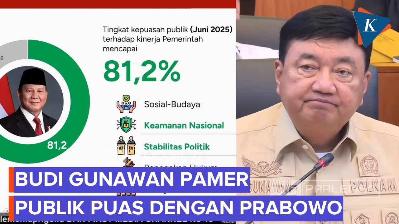 Video: Budi Gunawan Pamer 81,2 Persen Publik Puas dengan Pemerintahan Prabowo