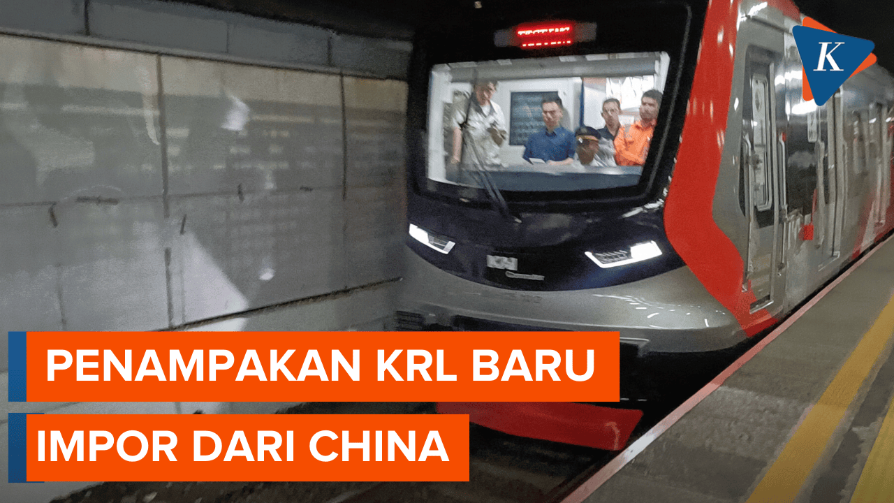 Video: Melihat KRL Impor dari China, Ini Penampakan Luar dan Dalamnya