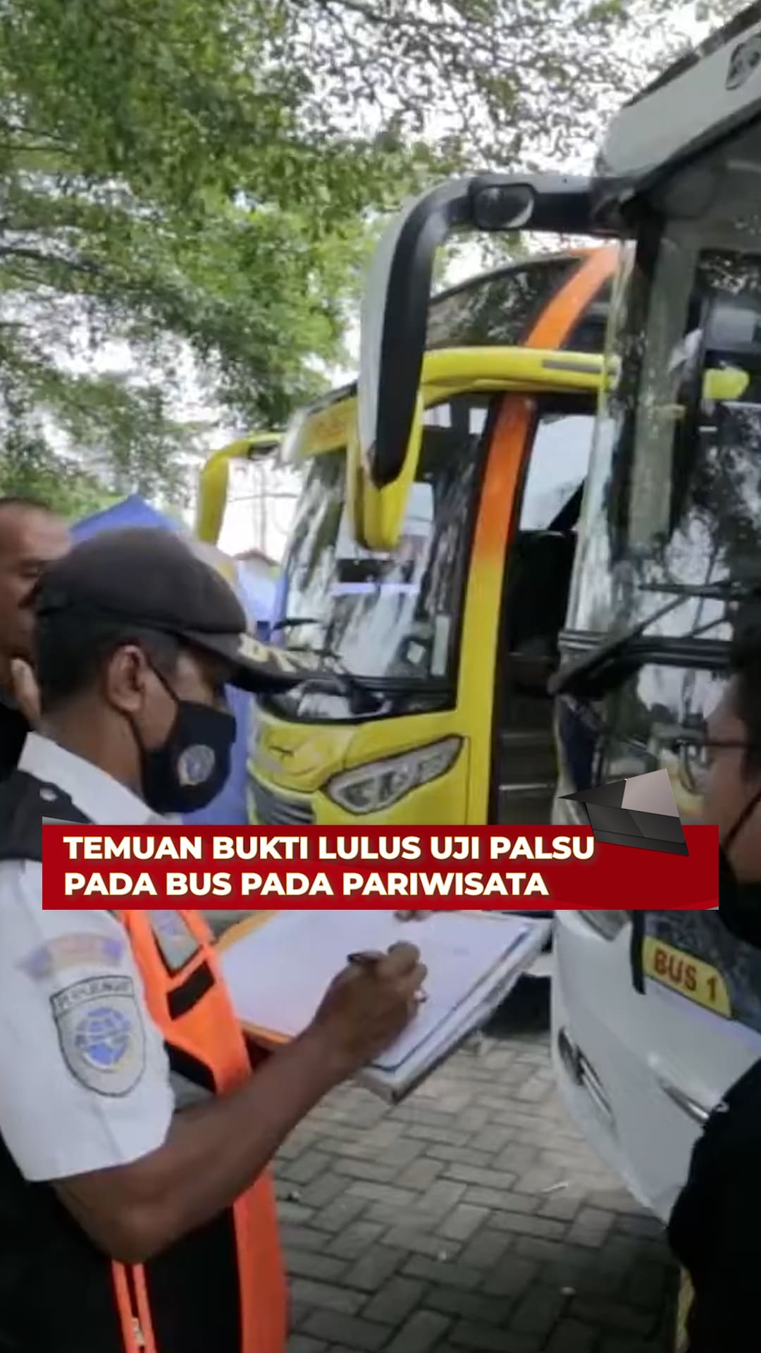 Temuan Bukti Lulus Uji Elektronik Palsu Pada Bus Pariwisata