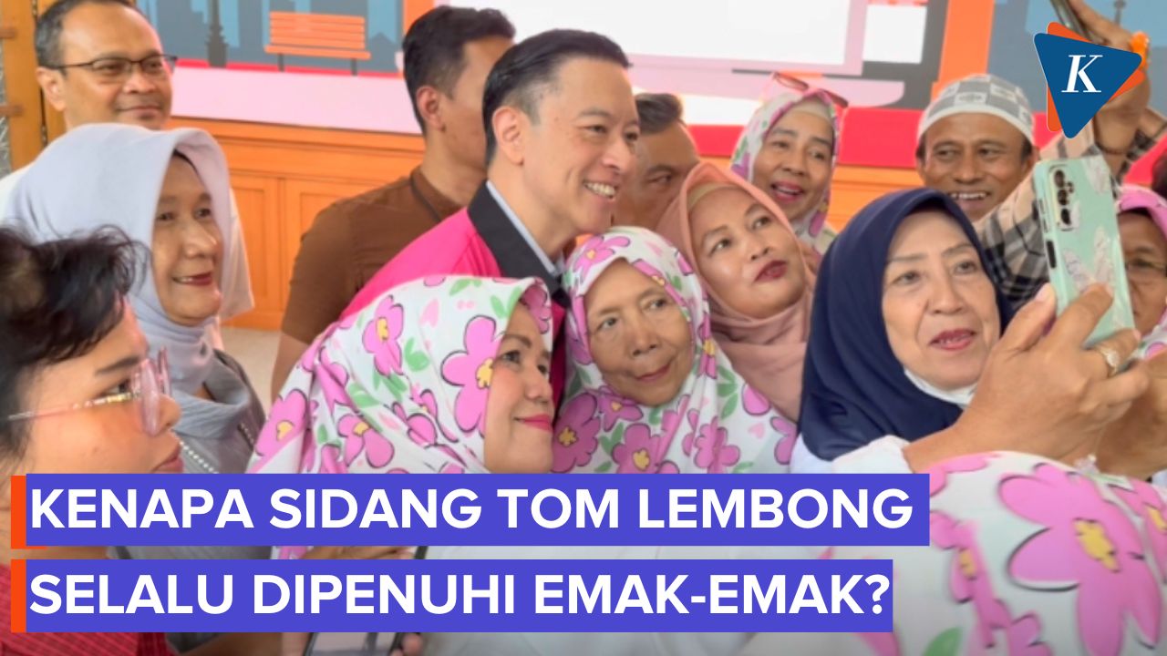Video: Fans Berat Tom Lembong Tak Pernah Absen Ikut Sidang