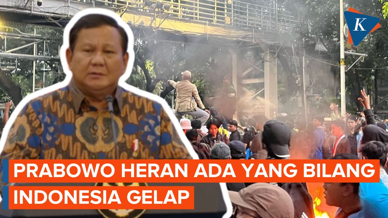 Singgung #IndonesiaGelap, Prabowo: Saya Bangun, Saya Lihat Cerah