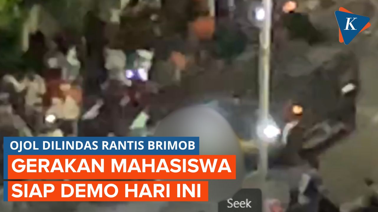 Video: Imbas Ojol Dilindas Rantis Brimob, BEM UI dan BEM SI Kerakyatan Bakal Demo Hari Ini
