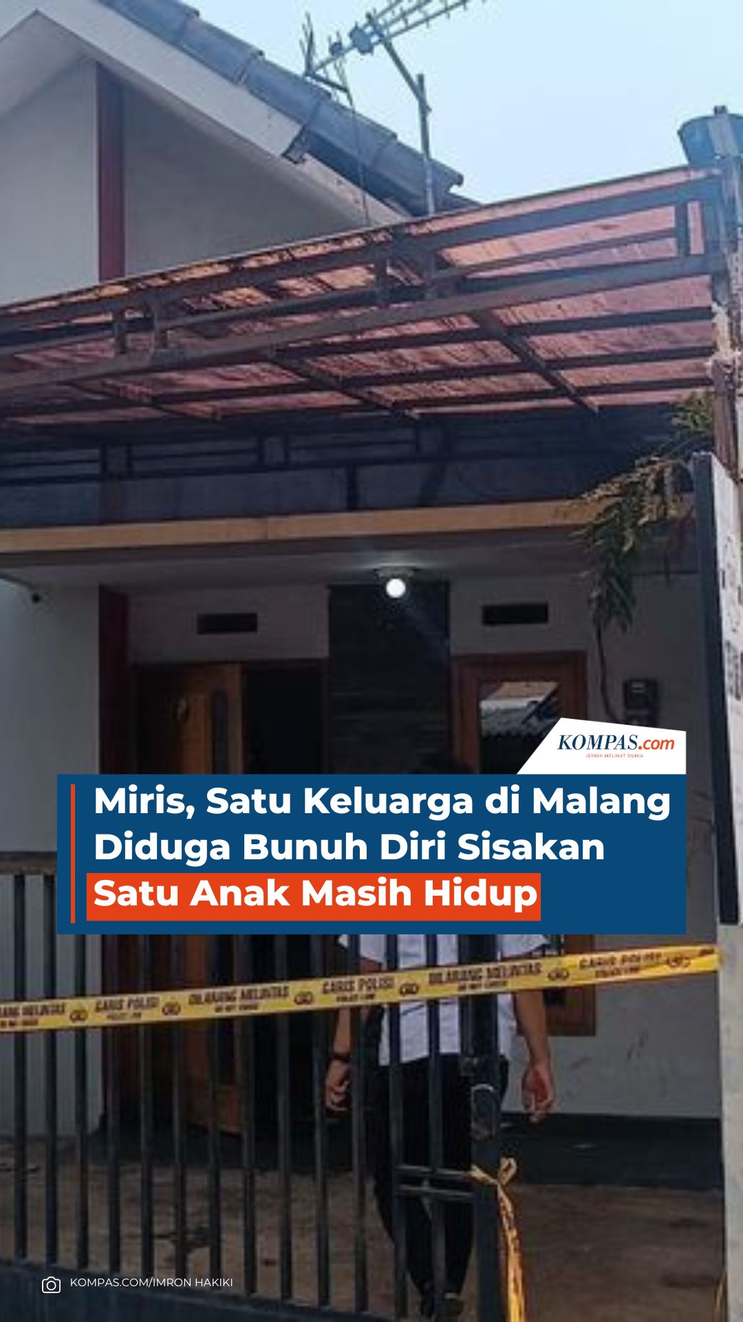 Miris, Satu Keluarga di Malang Diduga Bunuh Diri Sisakan Satu Anak Masih Hidup