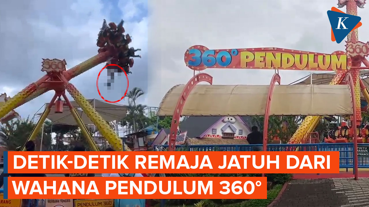 Video: Kronologi Remaja Jatuh dari Wahana Pendulum 360° Jatim Park 1