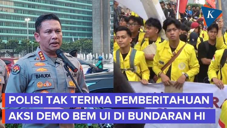 Video: Polisi Ngaku Tak Terima Surat Pemberitahuan Demo BEM UI di ...