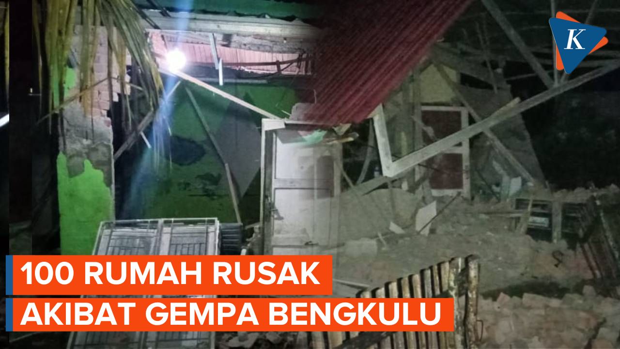 Dampak Gempa Bengkulu: 100 Rumah Rusak, Setengahnya Rusak Berat