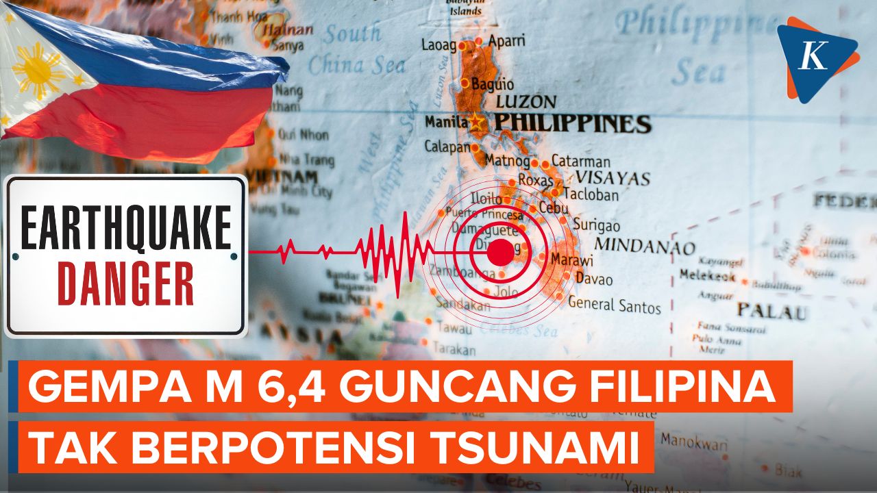 Video: Gempa M 6,4 Guncang Mindanao Filipina, Tak Berpotensi Tsunami di ...