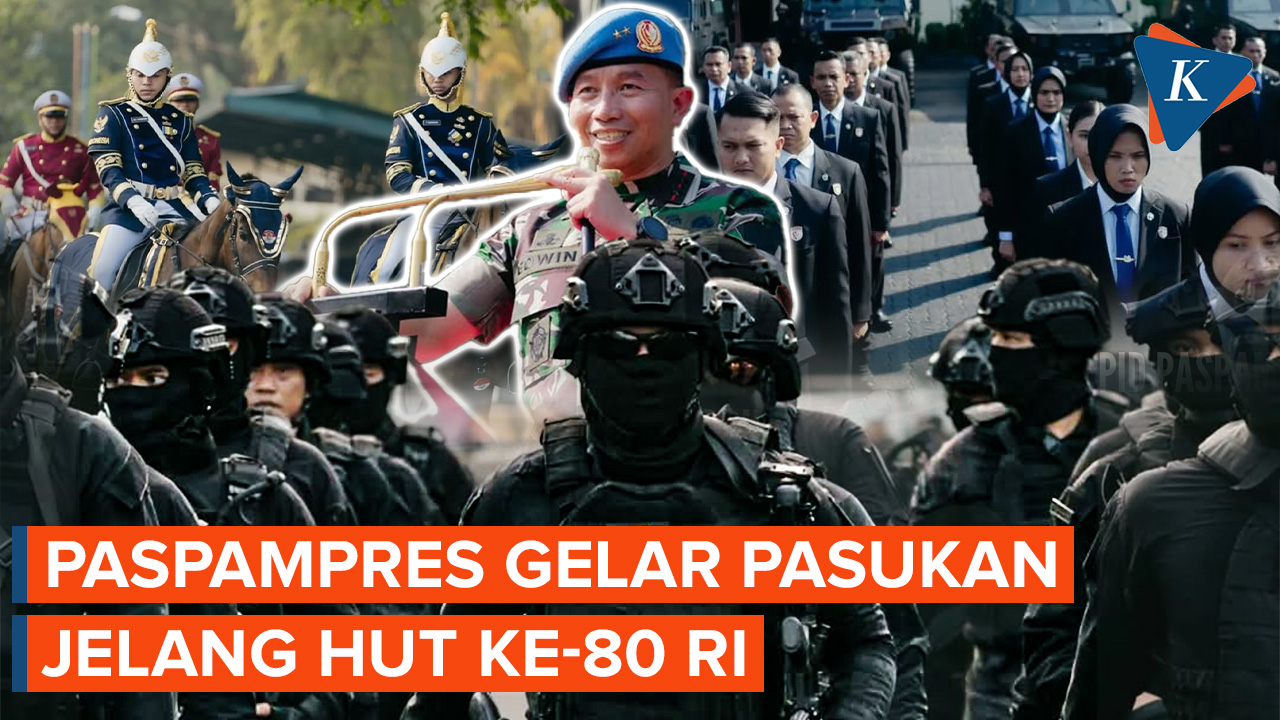 Video: Paspampres Gelar Kekuatan! Pasukan Serba Hitam, Berkuda hingga K ...