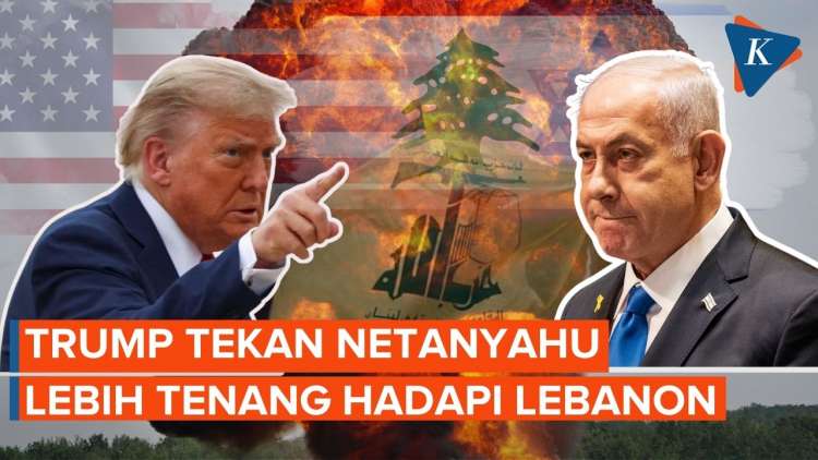 Usai Ratusan Serangan Israel ke Lebaon, Trump Minta Netanyahu Lebih Tenang