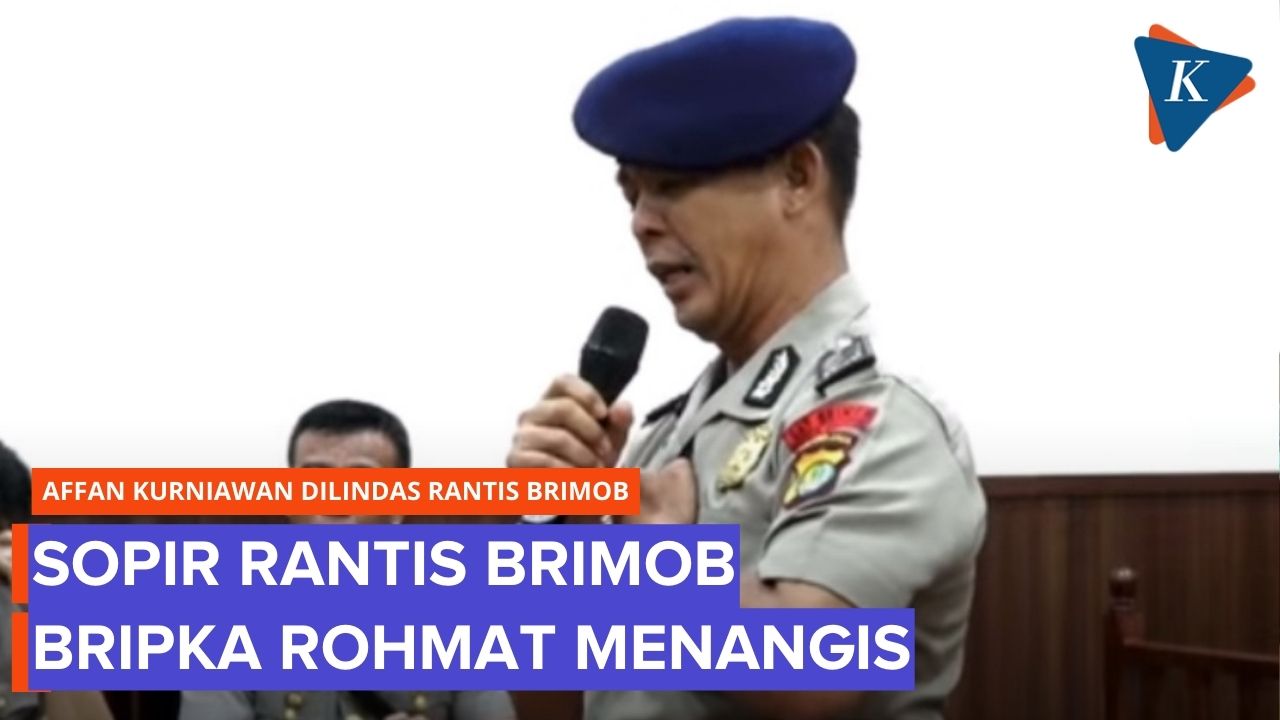 Sopir Rantis Brimob Kena Sanksi Demosi, Bripka Rohmat: Tak Ada Niat ...
