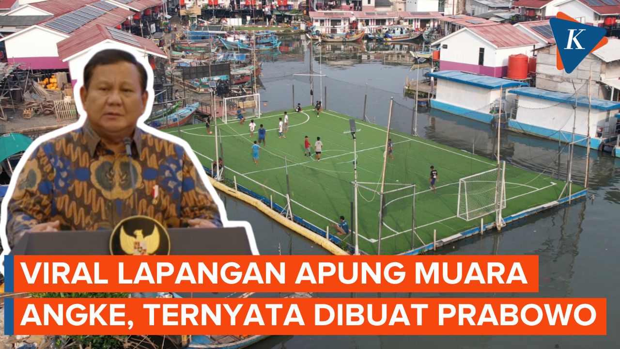 Video: Lapangan Apung Kini Ada di Muara Angke, Anak-anak Asyik Main ...