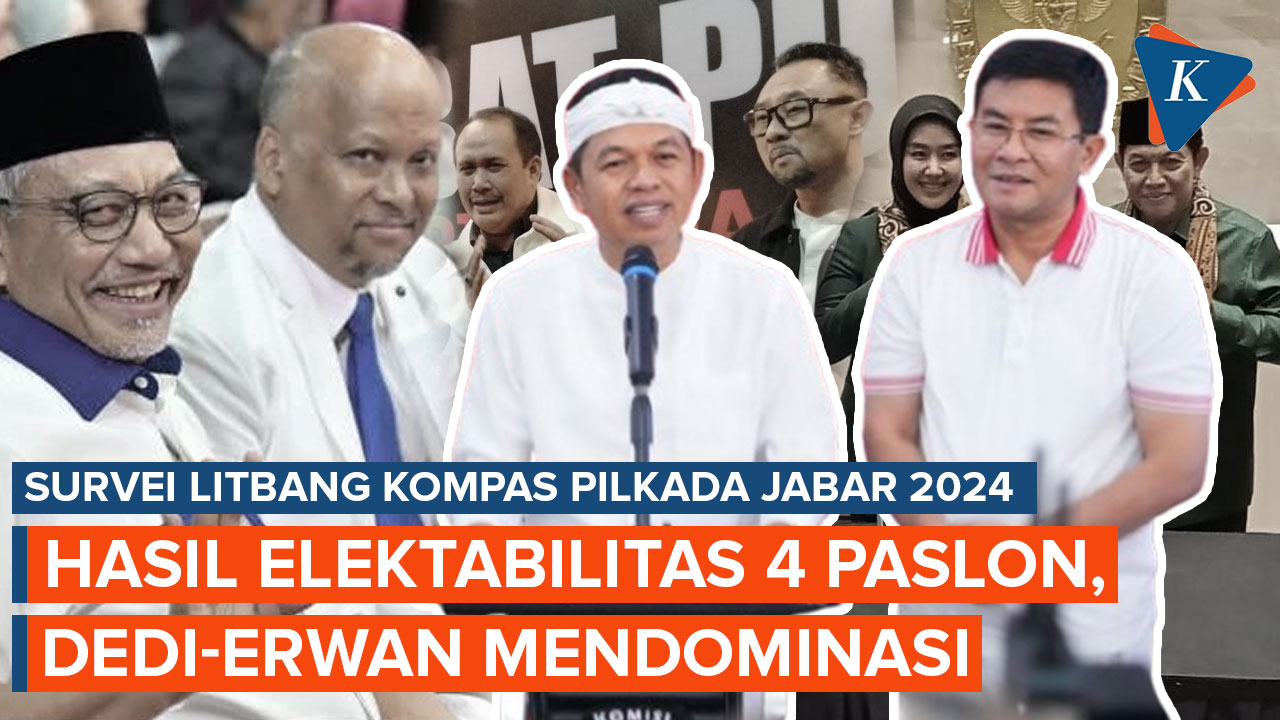 Survei Litbang “Kompas” Pilkada Jabar 2024: Elektabilitas Dedi Mulyadi-Erwan Menjulang 65%