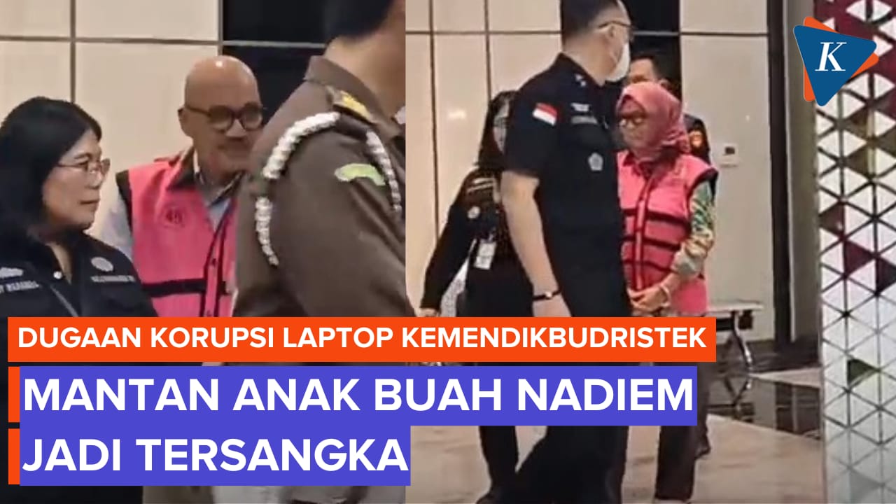 Video: Mantan Anak Buah Nadiem Makarim, Mulyatsyah dan Sri Wahyuningsih, Jadi Tersangka di Kejagung