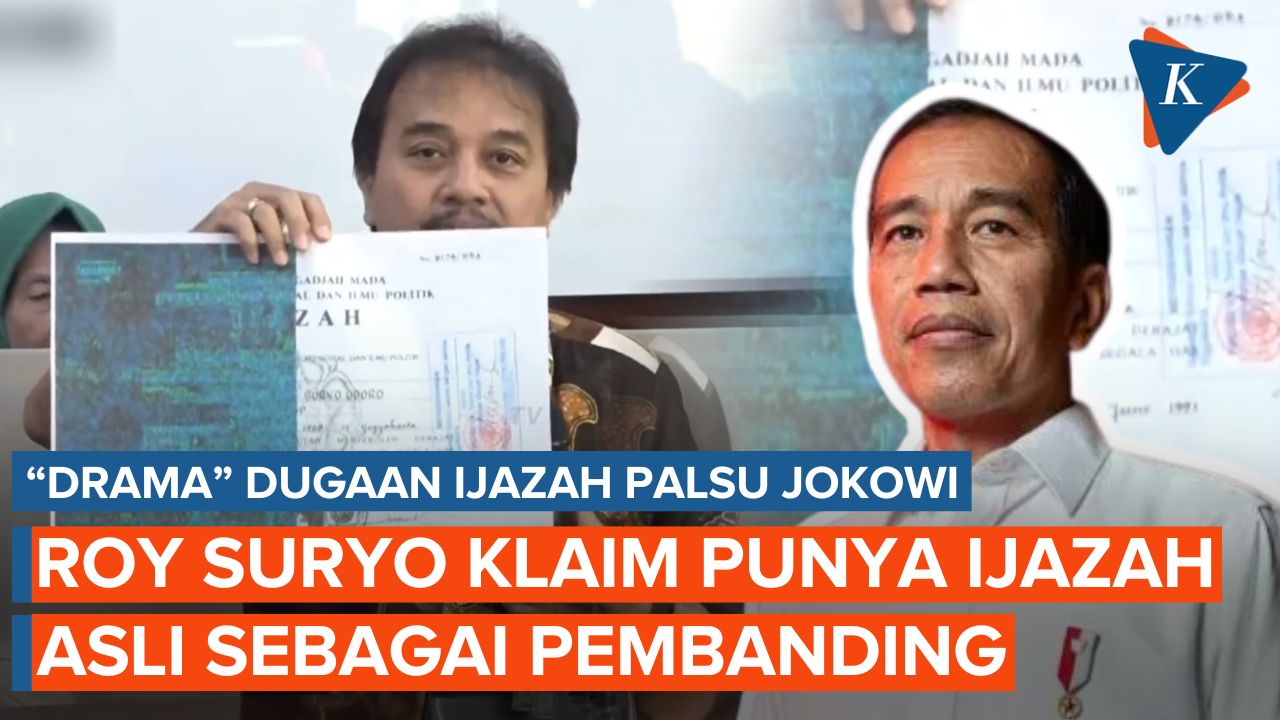 Video: Tunjukkan Lembar Ijazah, Roy Suryo Klaim Akan Ungkap Kebohongan Jokowi di Persidangan