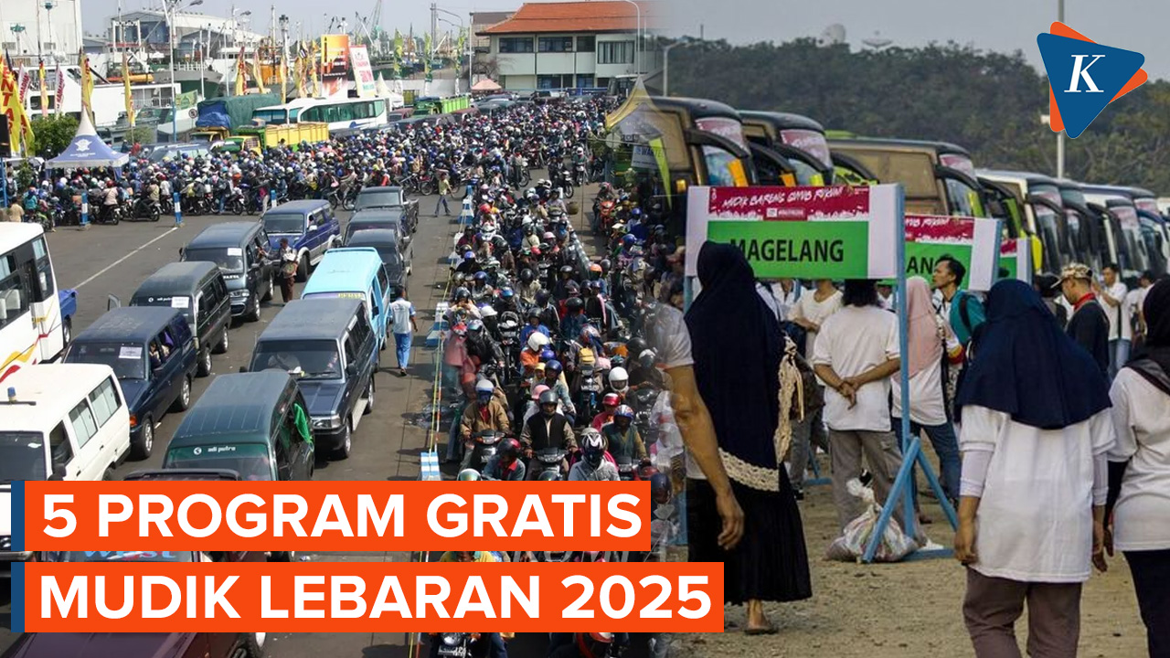 Video: 5 Program Mudik Gratis Lebaran 2025, Apa Saja?