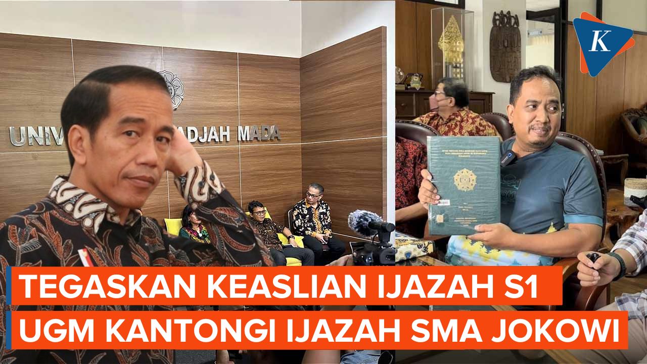 Video: Tegaskan Keaslian Ijazah Jokowi, UGM: Kami Memiliki Ijazah Waktu SMA