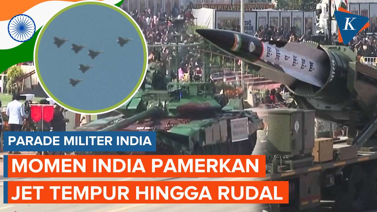 Video: India Gelar Parade Militer Besar-besaran di New Delhi, Pamer ...