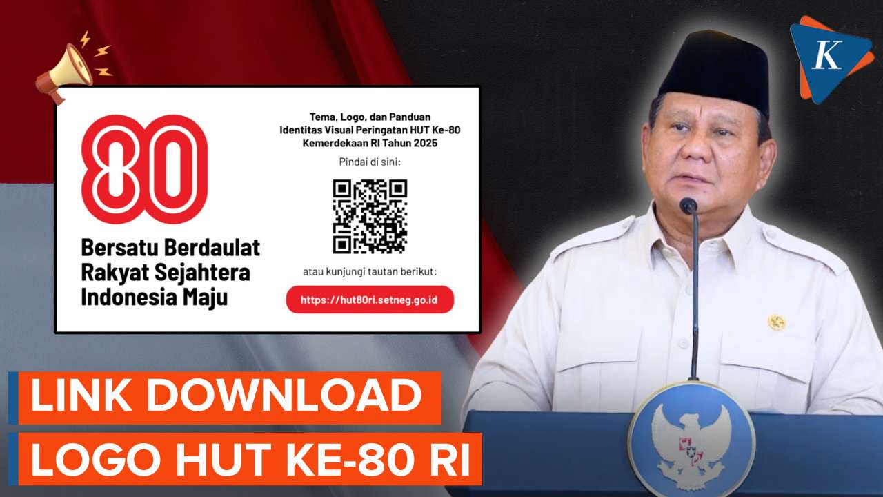Video: Prabowo Luncurkan Logo HUT ke-80 RI, Berikut Link Downloadnya…
