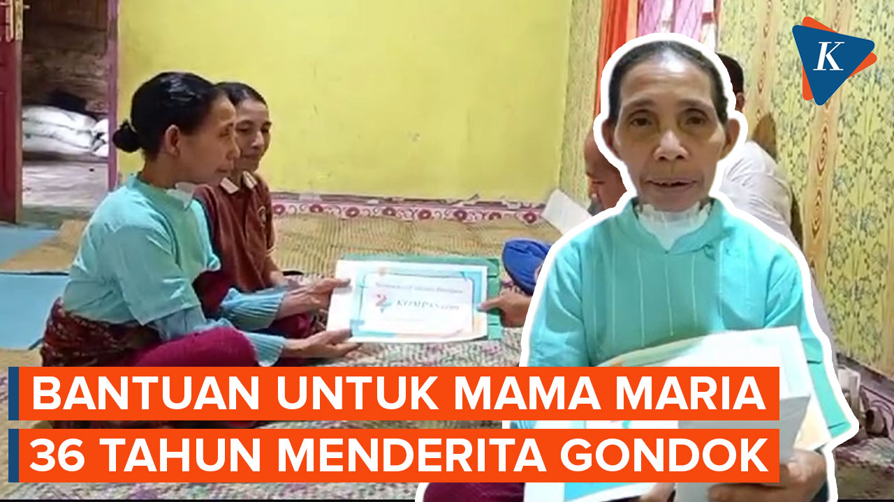 Momen Haru Saat Mama Maria Mamu Terima Donasi Sahabat Kompas.com
