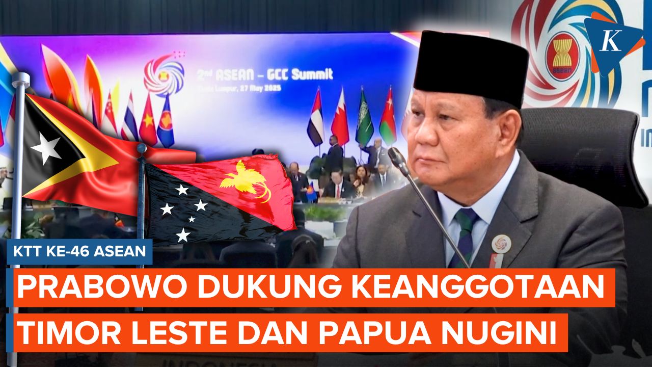 Video: Prabowo Dukung Timor Leste-Papua Nugini Jadi Anggota Penuh ASEAN