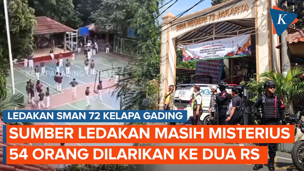 54 Terluka dalam Ledakan di SMAN 72 Jakarta, Dilarikan ke Dua Rumah Sakit
