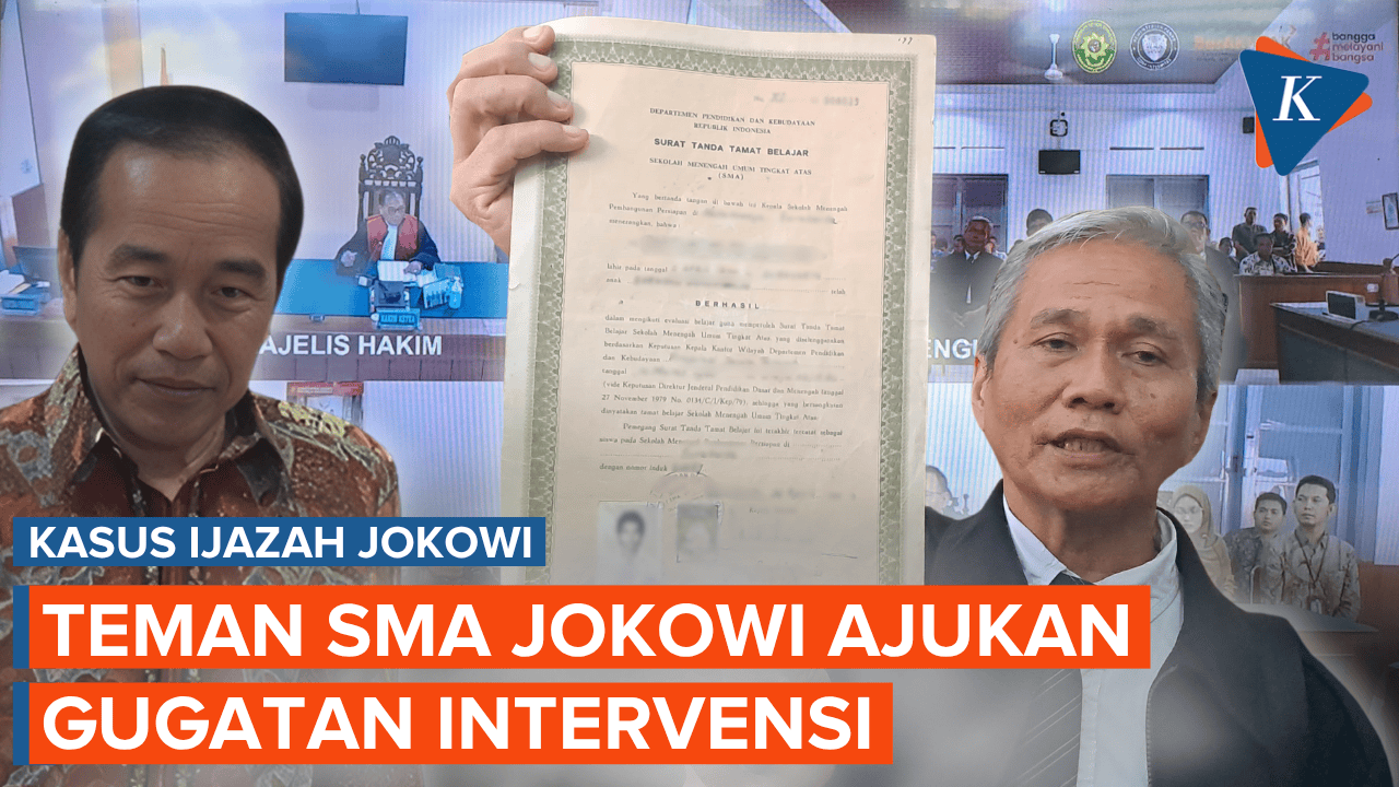 Video: Teman SMA Jokowi Ajukan Gugatan Intervensi, Ini Alasannya