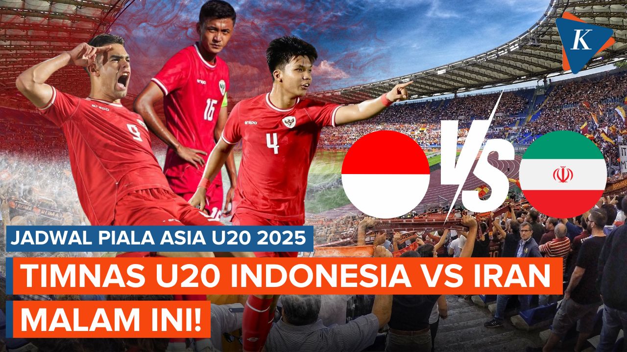 Video: Jadwal Live Streaming Timnas U20 Indonesia Vs Iran di Piala Asia U20 2025, Malam Ini!