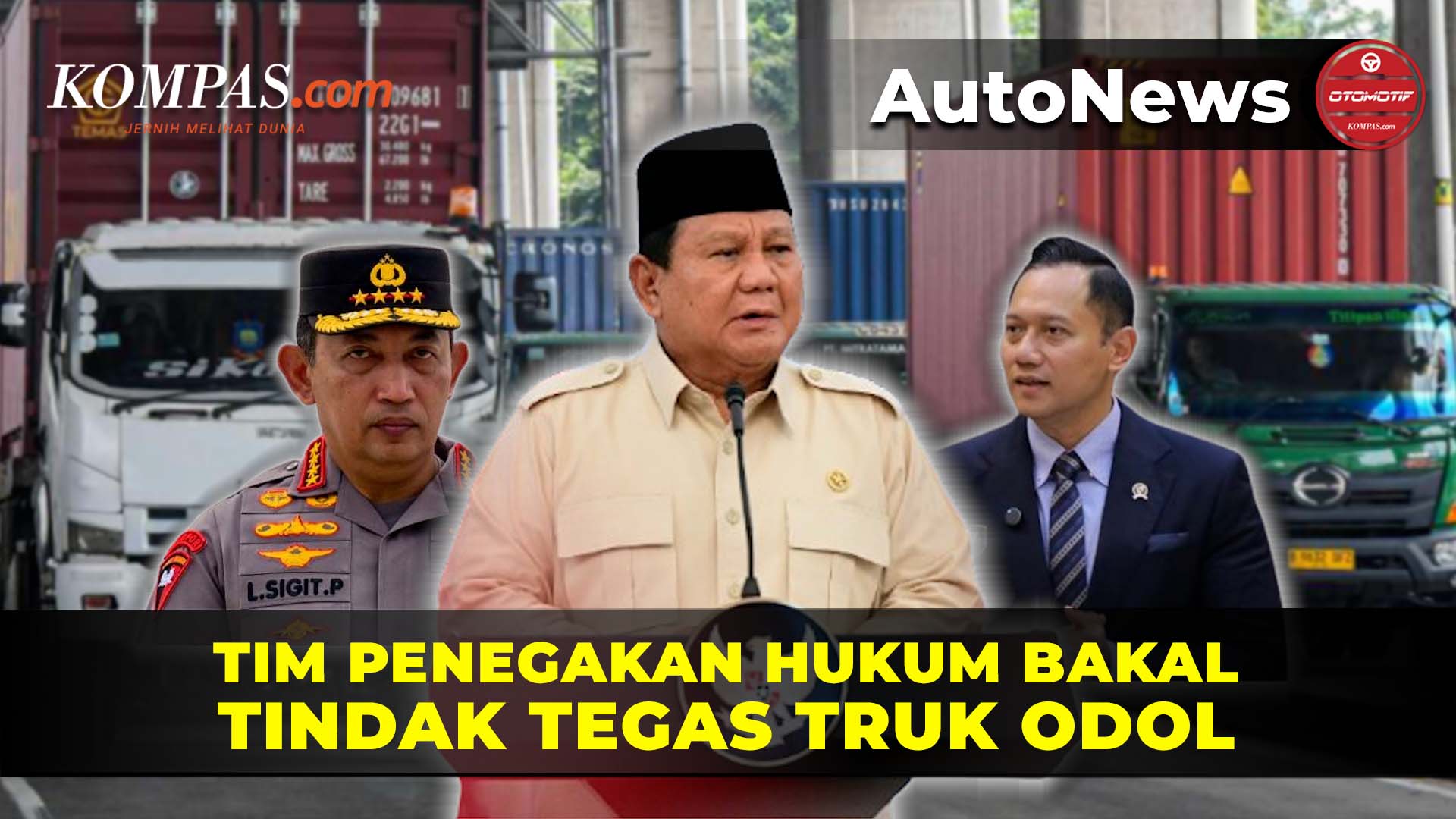 Bentuk Tim Penegak Hukum, Korlantas Siap Tindak Tegas Truk ODOL
