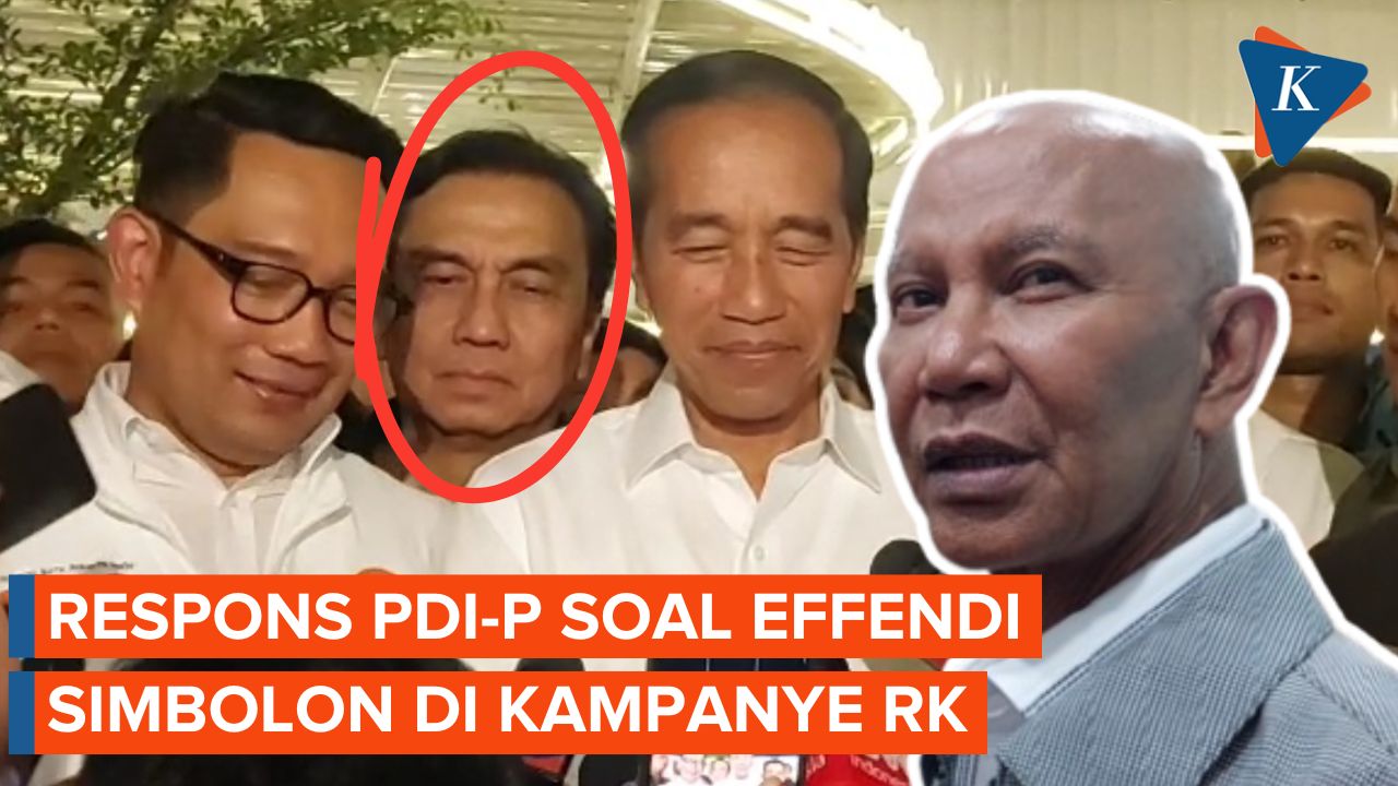 Effendi Simbolon Hadiri Deklarasi Jokowi Dukung Ridwan Kamil, Ketua DPP PDI-P: Capek