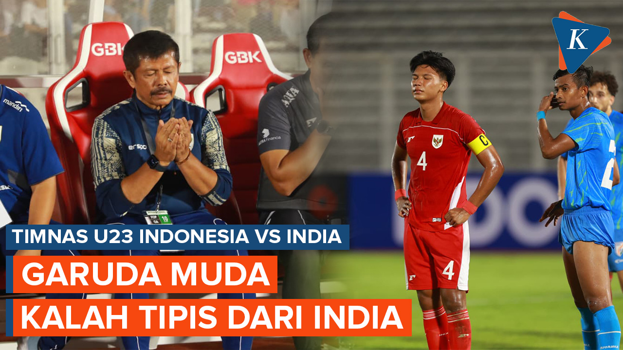 Video: Hasil Akhir Timnas U23 Indonesia vs India, Garuda Muda Kalah 2-1