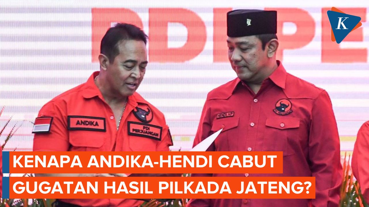 Alasan Andika-Hendi Cabut Gugatan Hasil Pilkada, agar Warga Jateng Kembali Rukun