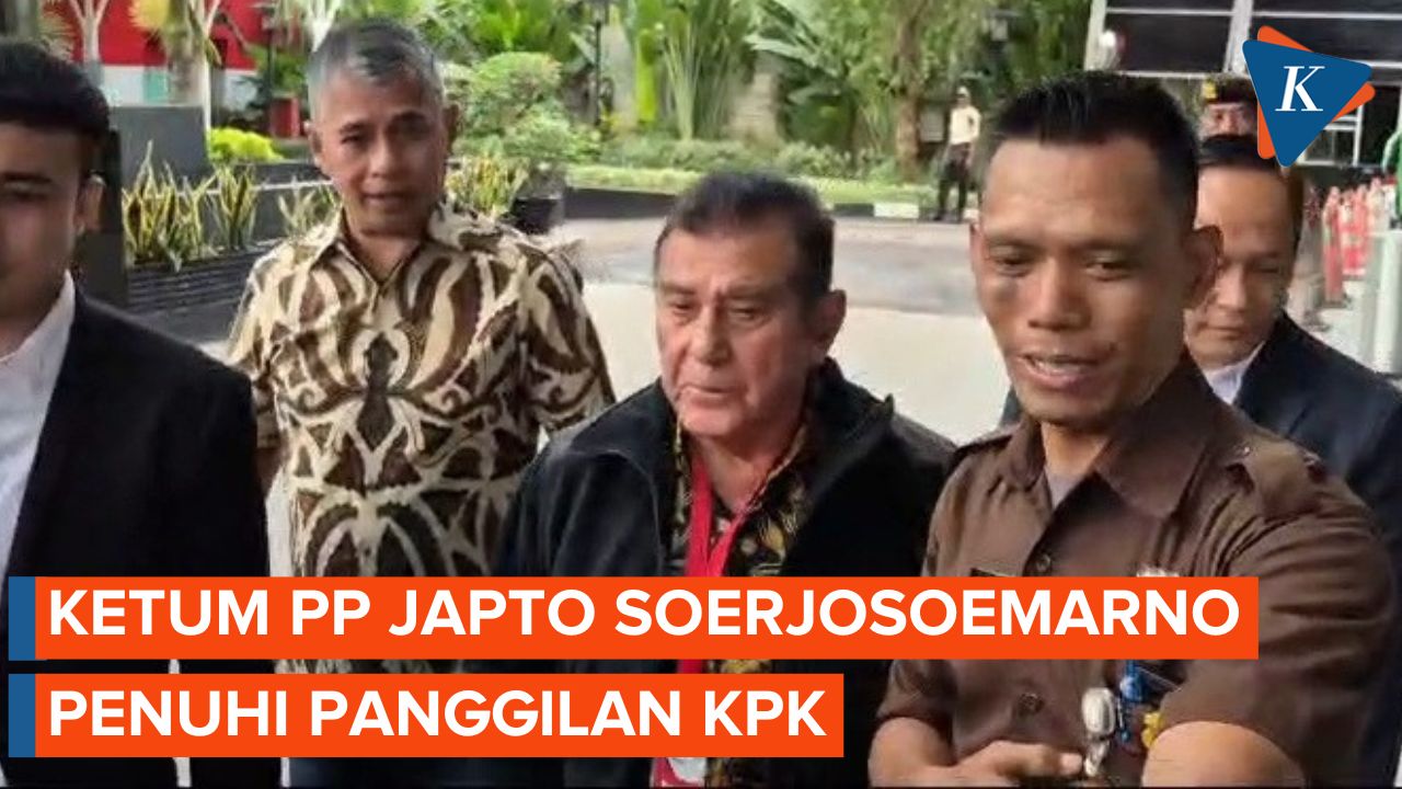 Video: Ketum Pemuda Pancasila Japto Soerjosoemarno Penuhi Panggilan KPK