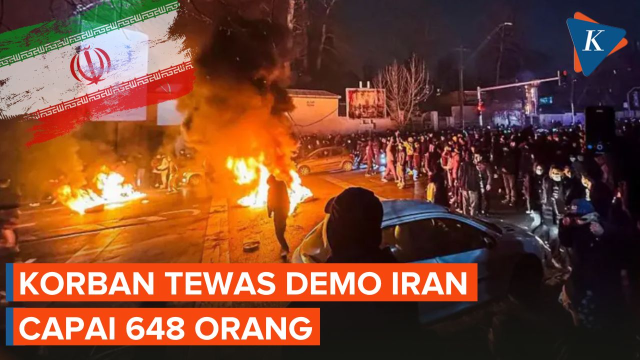 Demo Iran Tewaskan 648 Warga dan 109 Aparat Keamanan
